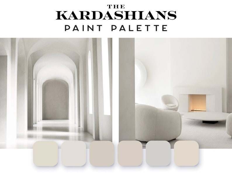 The Kardashians Greige Paint Palette | Interior Color | Sherwin ...