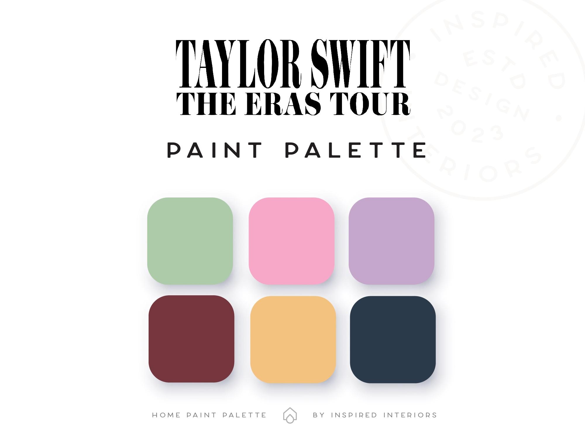 Taylor Swift Eras Tour, Interior Paint Colors, Interior Color Palette ...