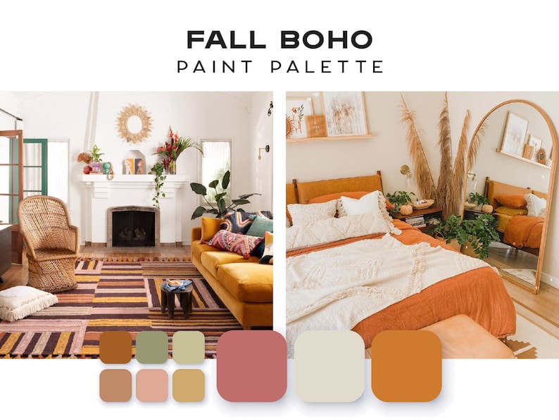 Fall Boho Palette | Interior Color | Sherwin-williams, Benjamin Moore ...