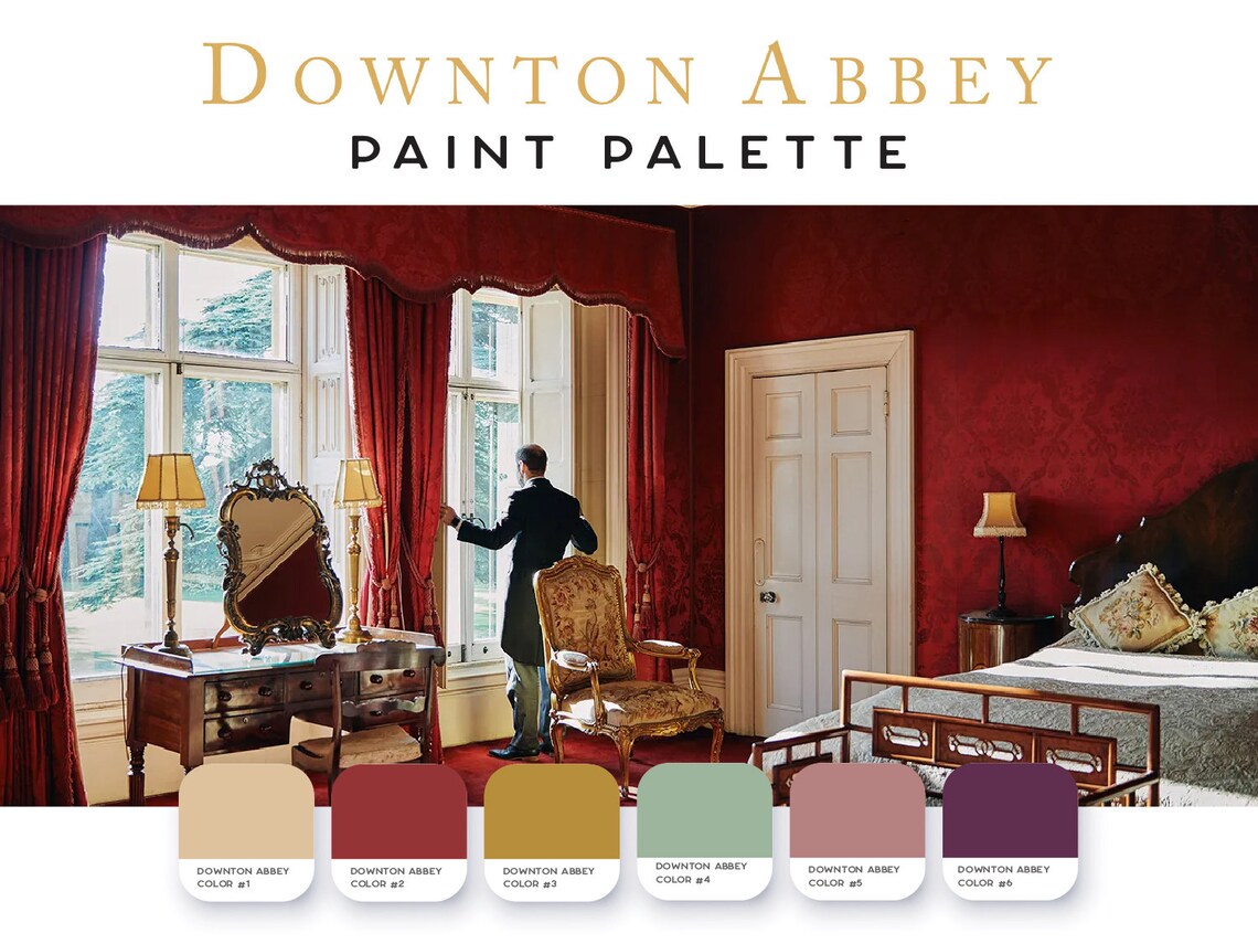 Downton Abbey Paint Palette Guide | Interior Color | Sherwin-williams ...