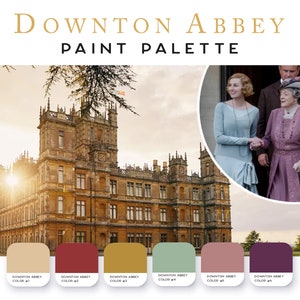 Downton Abbey Paint Palette Guide | Interior Color | Sherwin-williams ...