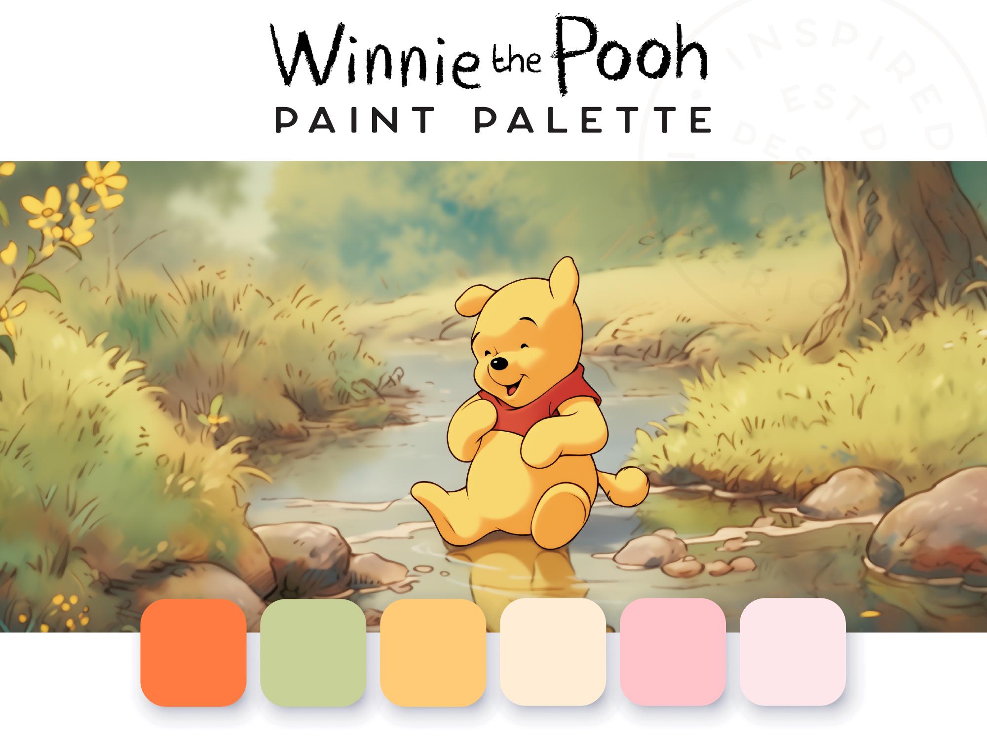 Winnie the Pooh Paint Palette, Interior Paint Colors, Interior Color ...