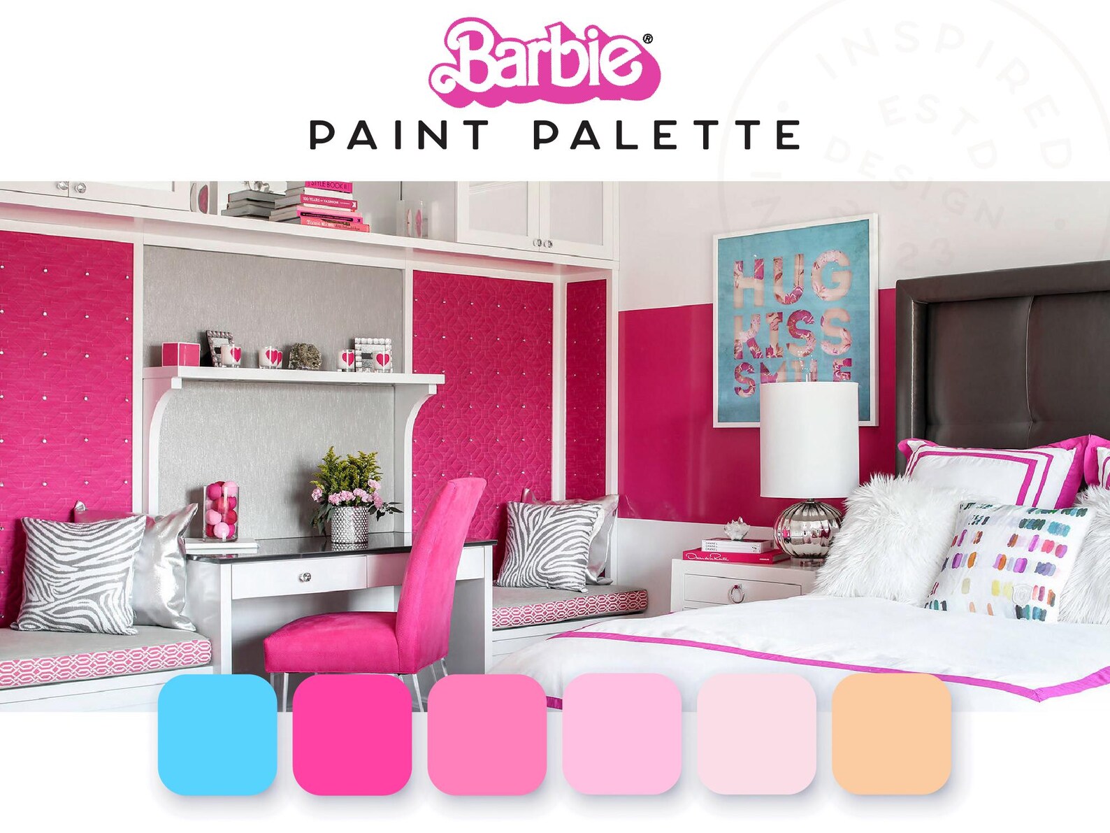 Barbie Paint Palette, Interior Paint Colors, Interior Color Palette ...