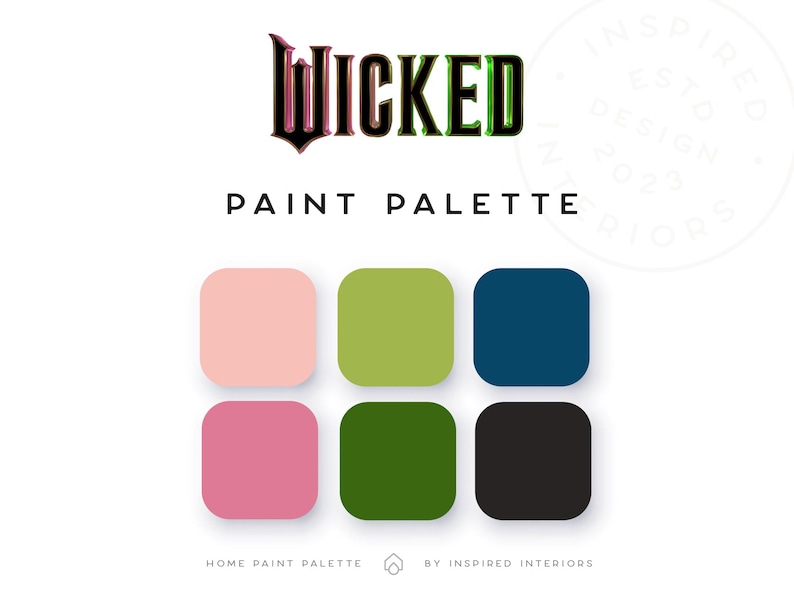 Wicked Themed, Interior Paint Colors, Interior Color Palette, Home ...