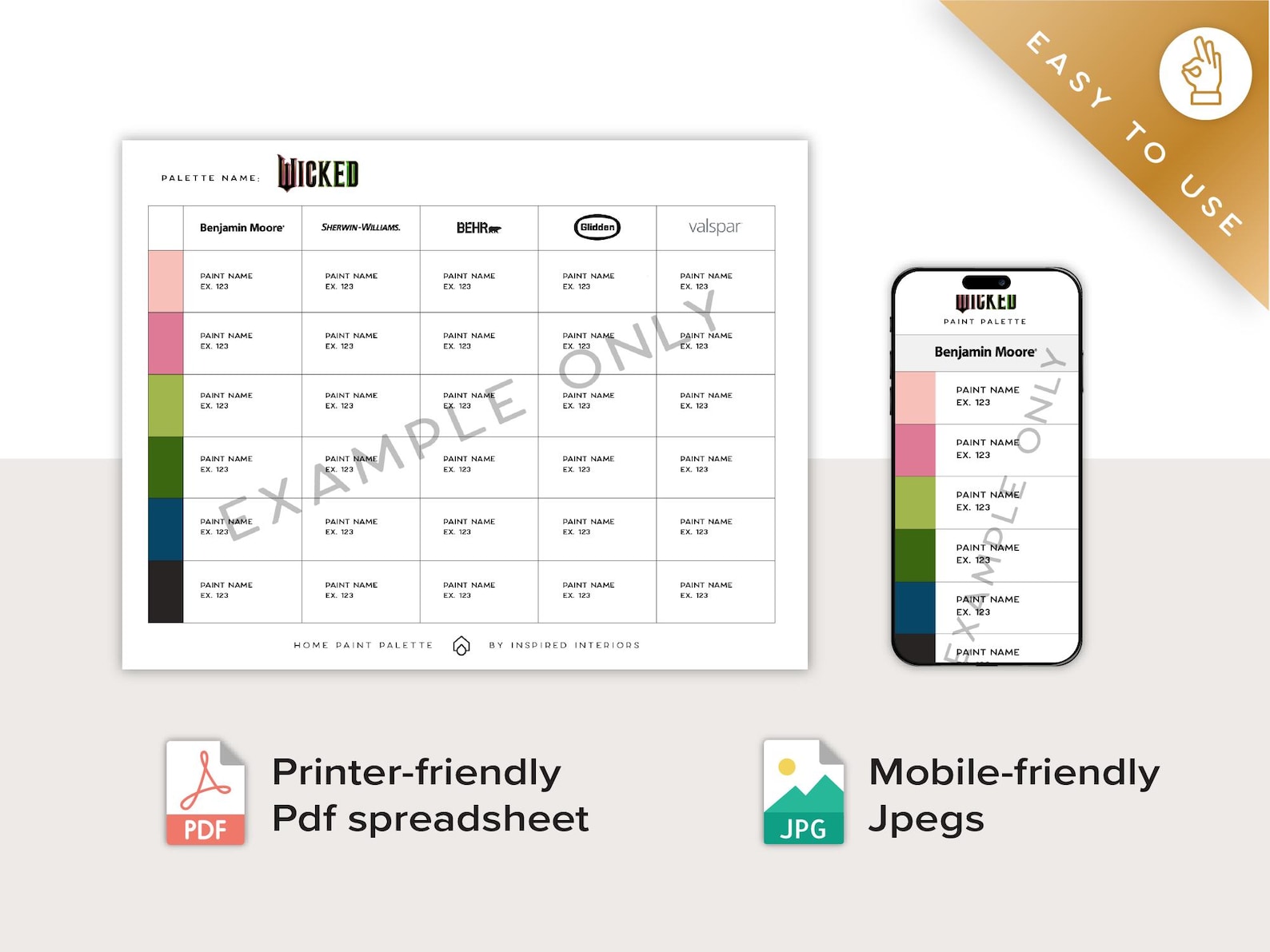 Wicked Themed, Interior Paint Colors, Interior Color Palette, Home ...