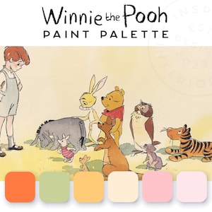 Winnie the Pooh Paint Palette, Interior Paint Colors, Interior Color ...