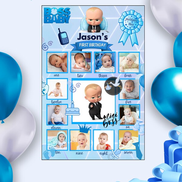 Boss Baby Backdrop - Etsy