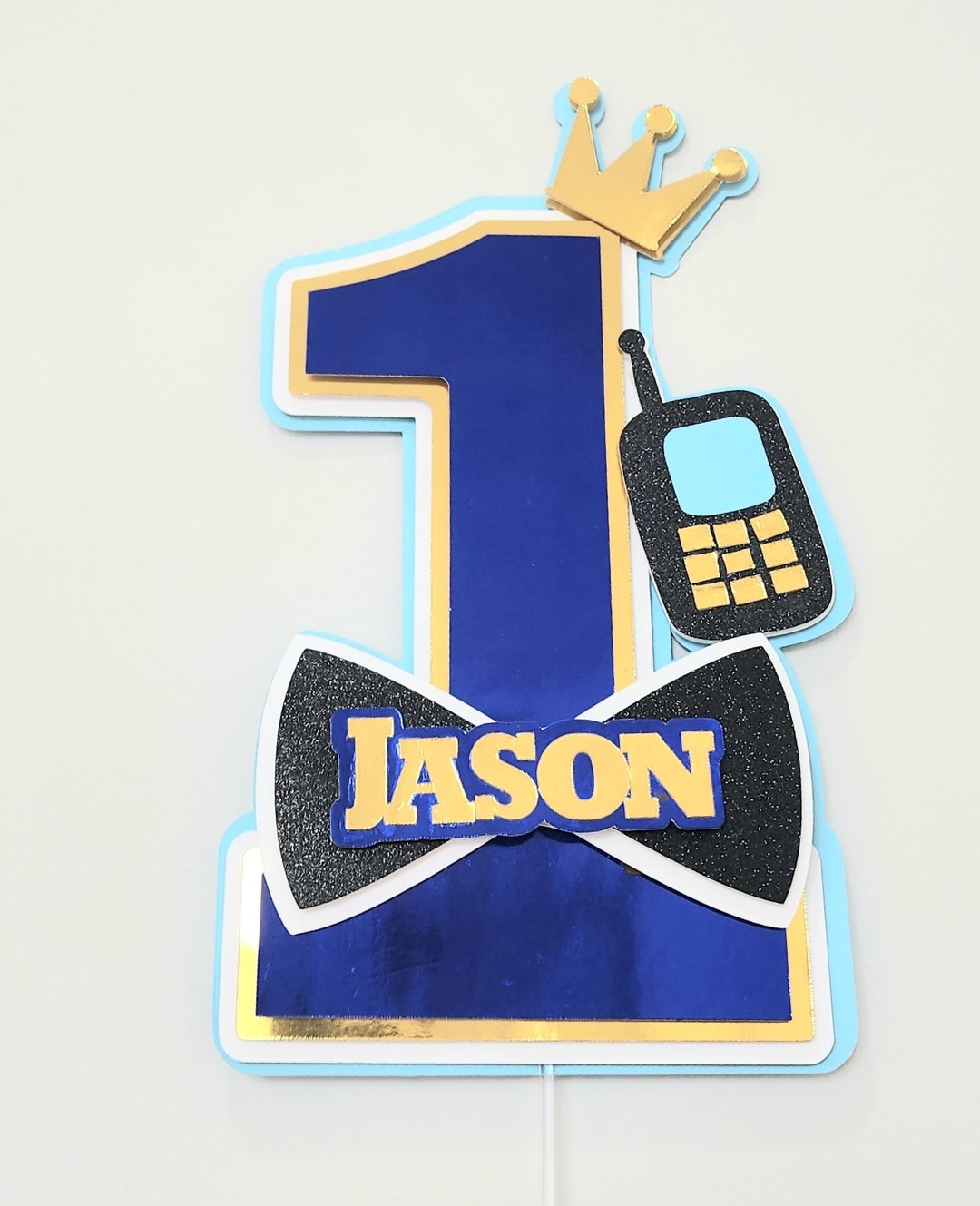 Boss Baby Number Cake Topper 3D Cake Topper - Etsy