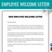 New Employee Welcome Letter, New Hire Welcome Kit, Onboarding ...