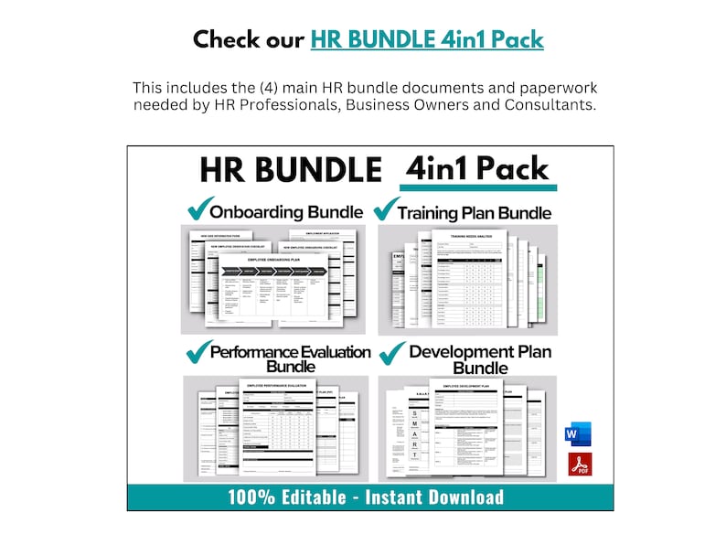 Employee Training Bundle, New Hire Training Plan, Training Checklist ...