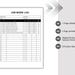Job Work Log, Job Activity Log, Printable Work Log, Editable Work Log ...