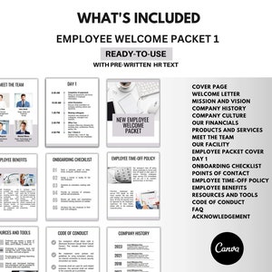 HR Forms, HR Templates, Recruitment, New Hire Packet, New Hire ...