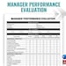 Manager Performance Evaluation, Manager Performance Review, Leadership ...