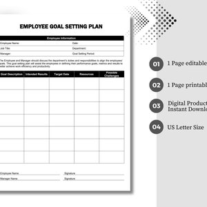Goal Setting, Goal Planning, Goal Tracker, Goal Chart, Employee ...