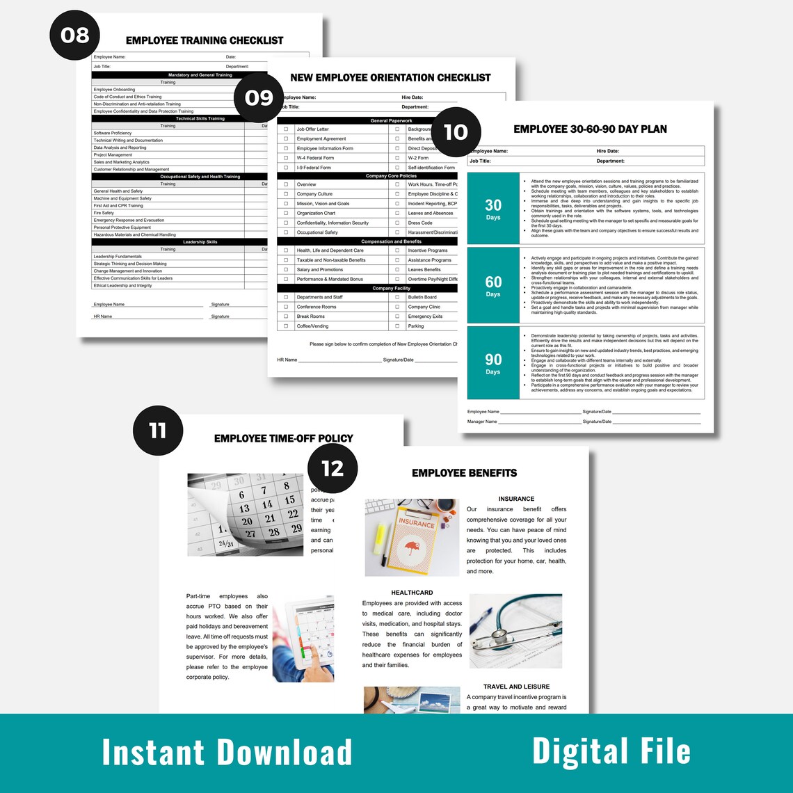 New Hire Toolkit Employee Onboarding Job Offer New Hire - Etsy