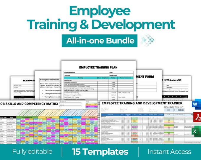 Guide to Developing a Corporate Training Plan. Professional Template ...