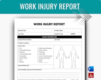 Incident Report Form - Etsy