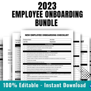 Employee Onboarding Bundle Job Offer New Hire Checklist New - Etsy