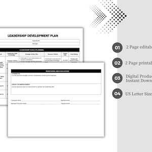 Leadership Development Plan, Employee Development Plan, Individual ...