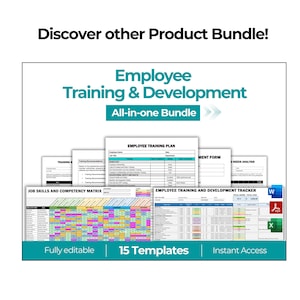 Skills Development Plan, Skills Matrix, Employee Development Plan ...