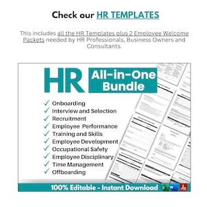 Employee Welcome Packet, Employee Onboarding Handbook, New Employee ...