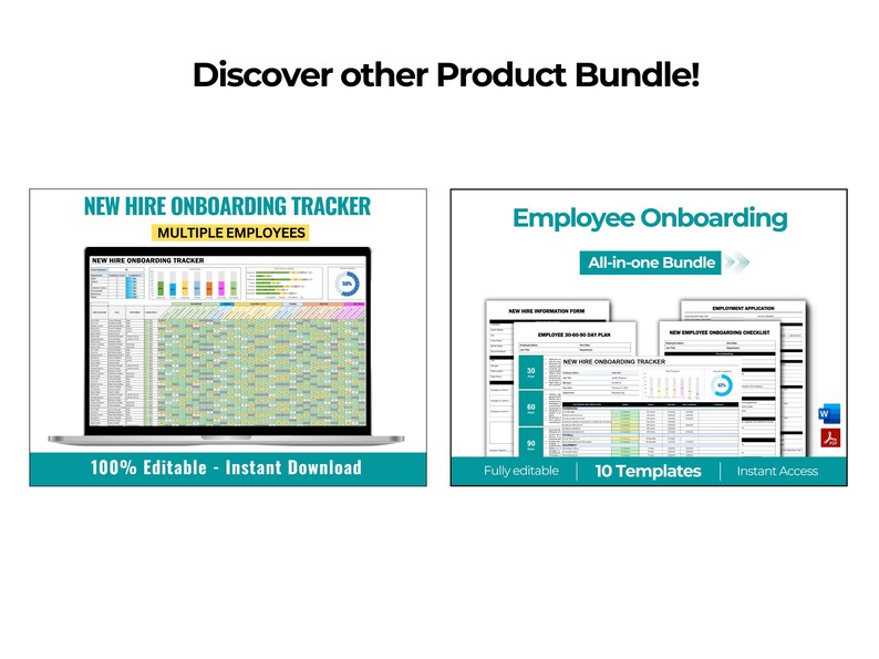 New Hire Checklist, New Hire Packet, New Hire Onboarding, Job Offer ...
