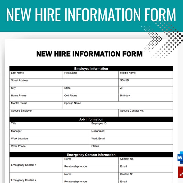 Employee Paperwork - Etsy