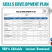 Skills Development Plan, Skills Matrix, Employee Development Plan ...