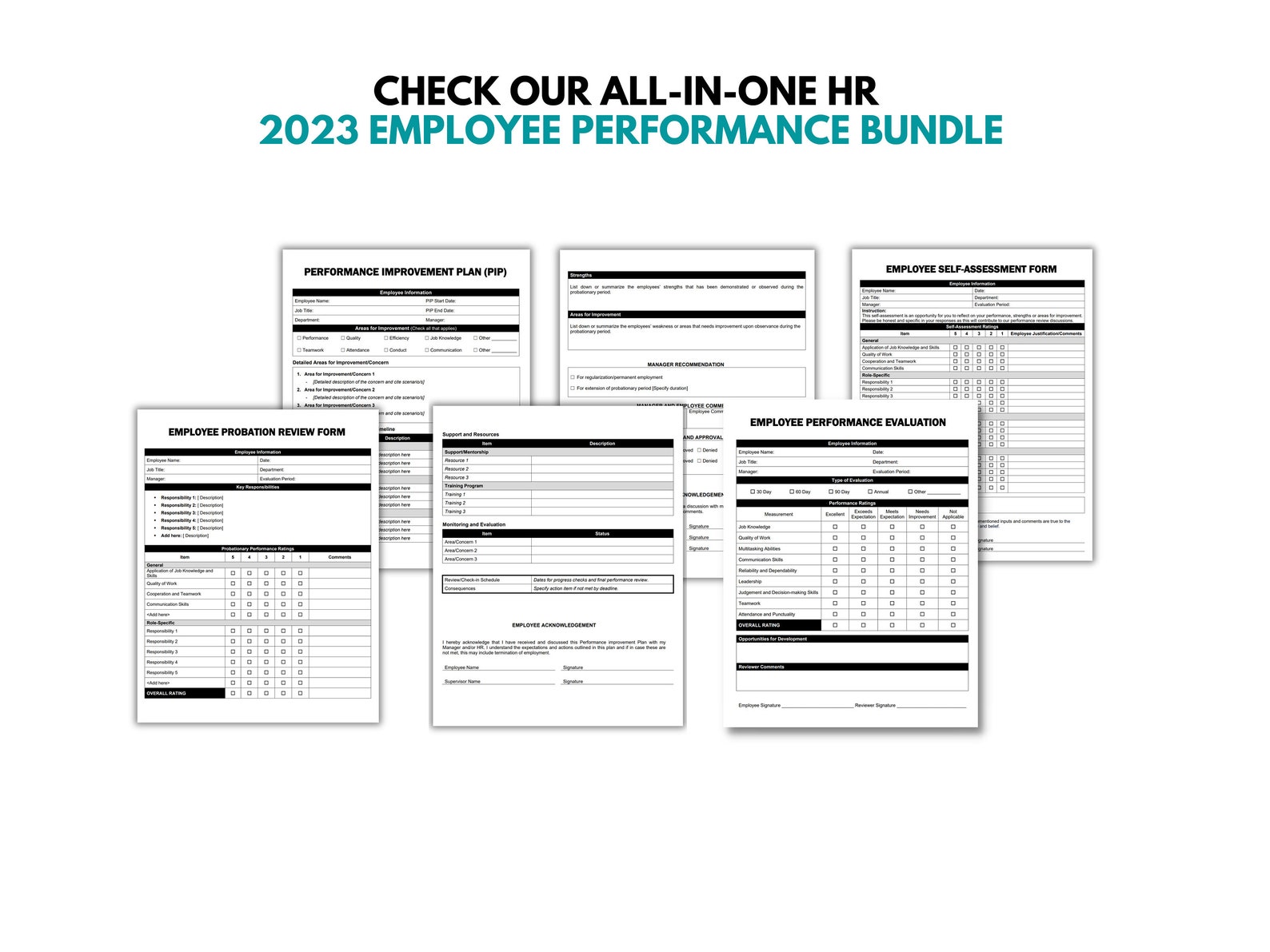 Performance Improvement Plan Template, Employee Performance, Employee ...