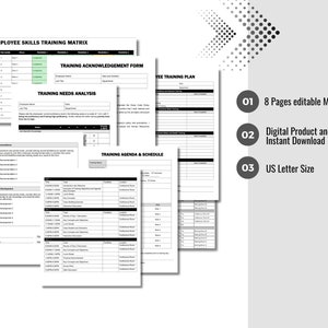 Employee Training Bundle, New Hire Training Plan, Training Checklist ...