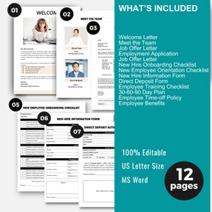 New Hire Toolkit, Employee Onboarding, Job Offer, New Hire Checklist ...