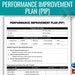 Performance Improvement Plan Template, Employee Performance, Employee ...