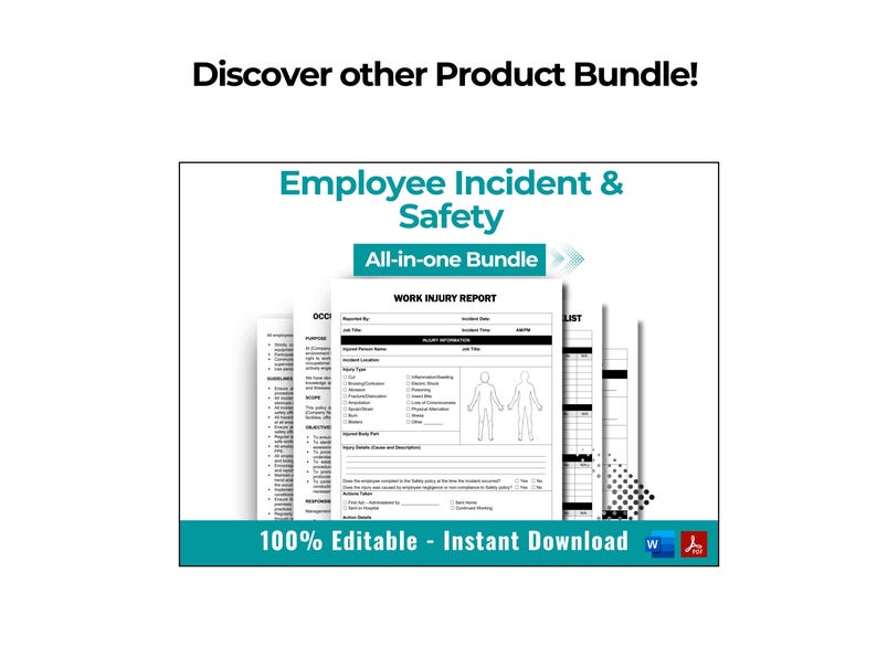 Incident Report Template, Work Accident Report, Accident Report, Health ...