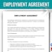 Employment Agreement Template, New Hire Template, Employee Contract ...
