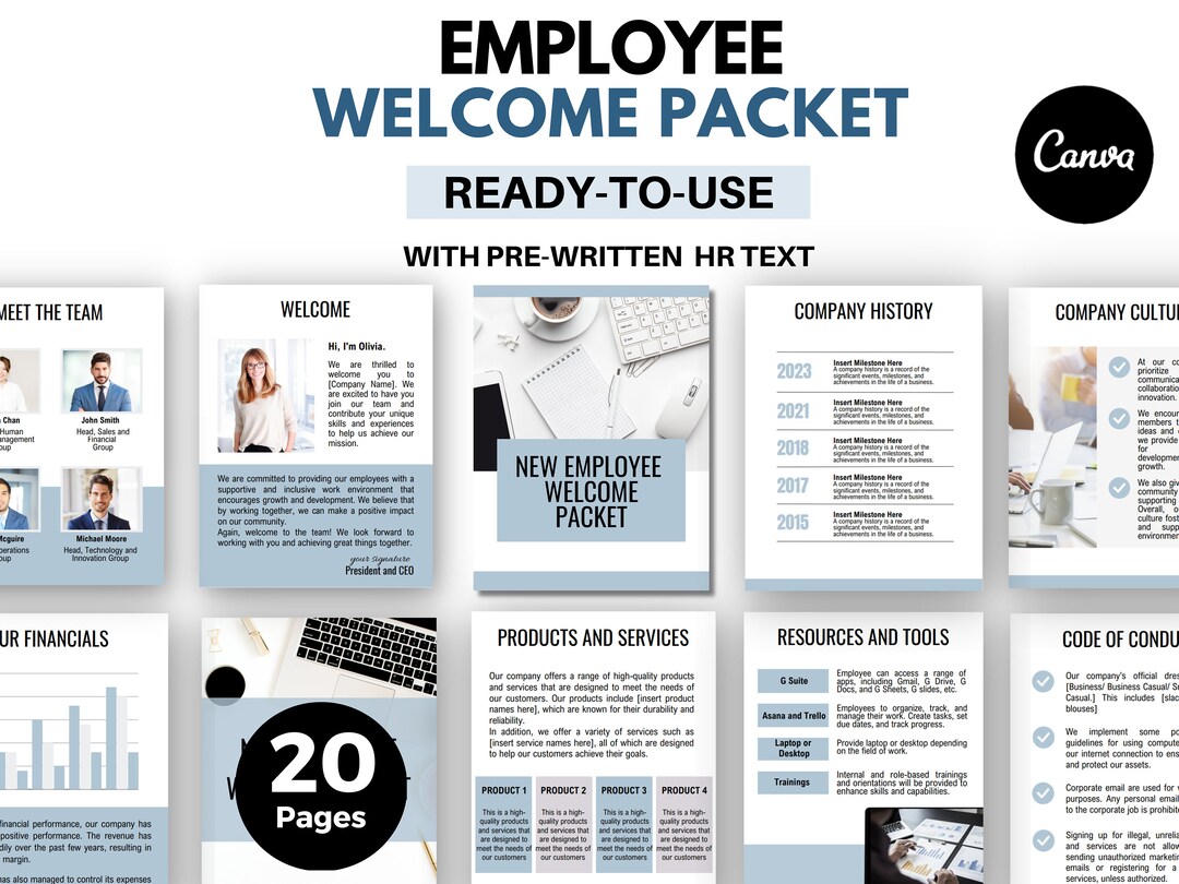 Employee Welcome Packet, Employee Onboarding Handbook, New Employee Onboarding Handbook, New ...