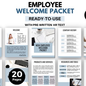 Employee Welcome Packet, Employee Onboarding Handbook, New Employee Onboarding Handbook, New ...