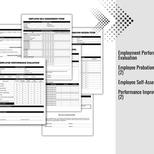 Employee Performance Bundle, Employee Performance Evaluation ...