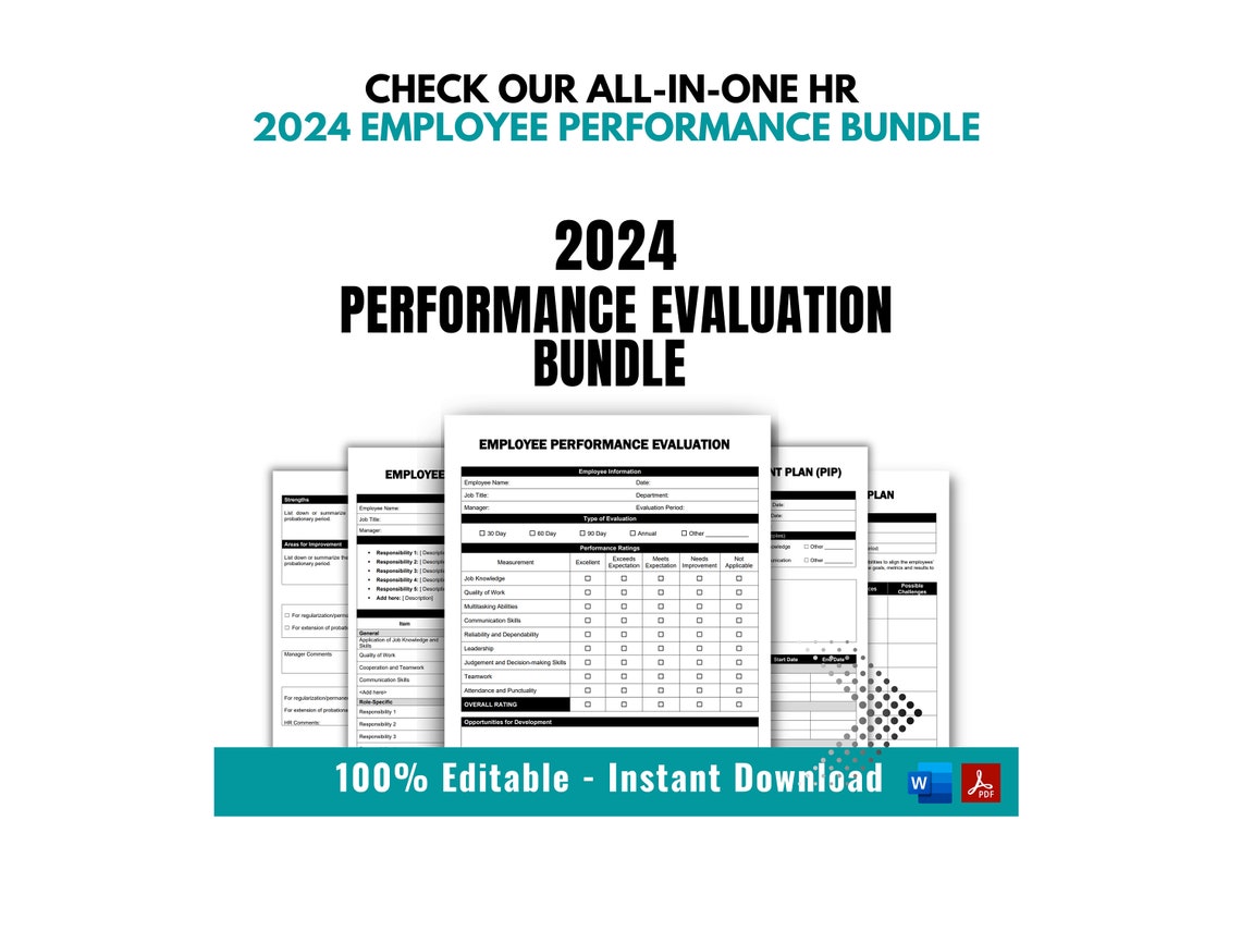 Employee Probation Review Template, Employee Probationary, Employee ...