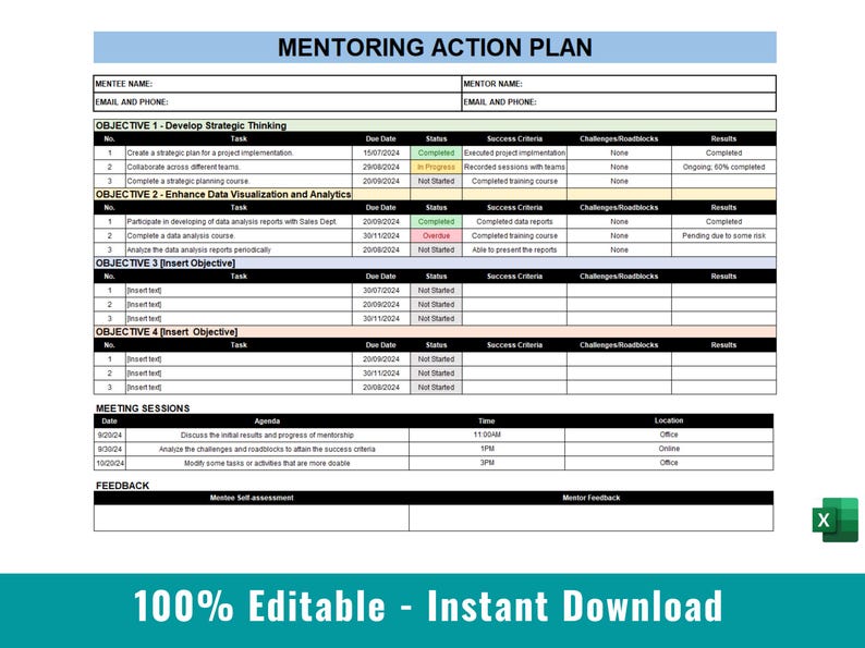 Mentoring Action Plan, Coaching and Mentoring, Career Coaching ...