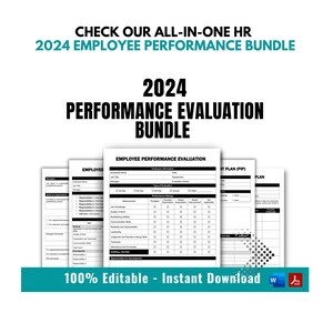 Employee Performance Evaluation Template, Employee Performance Review ...