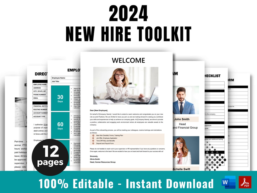 New Hire Toolkit, Employee Onboarding, Job Offer, New Hire Checklist ...