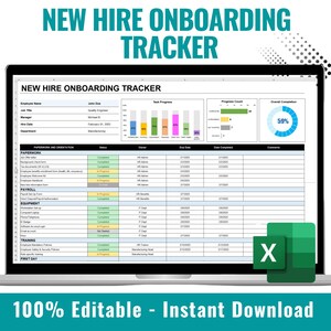 New Hire Checklist, New Hire Packet, New Hire Onboarding, Job Offer ...