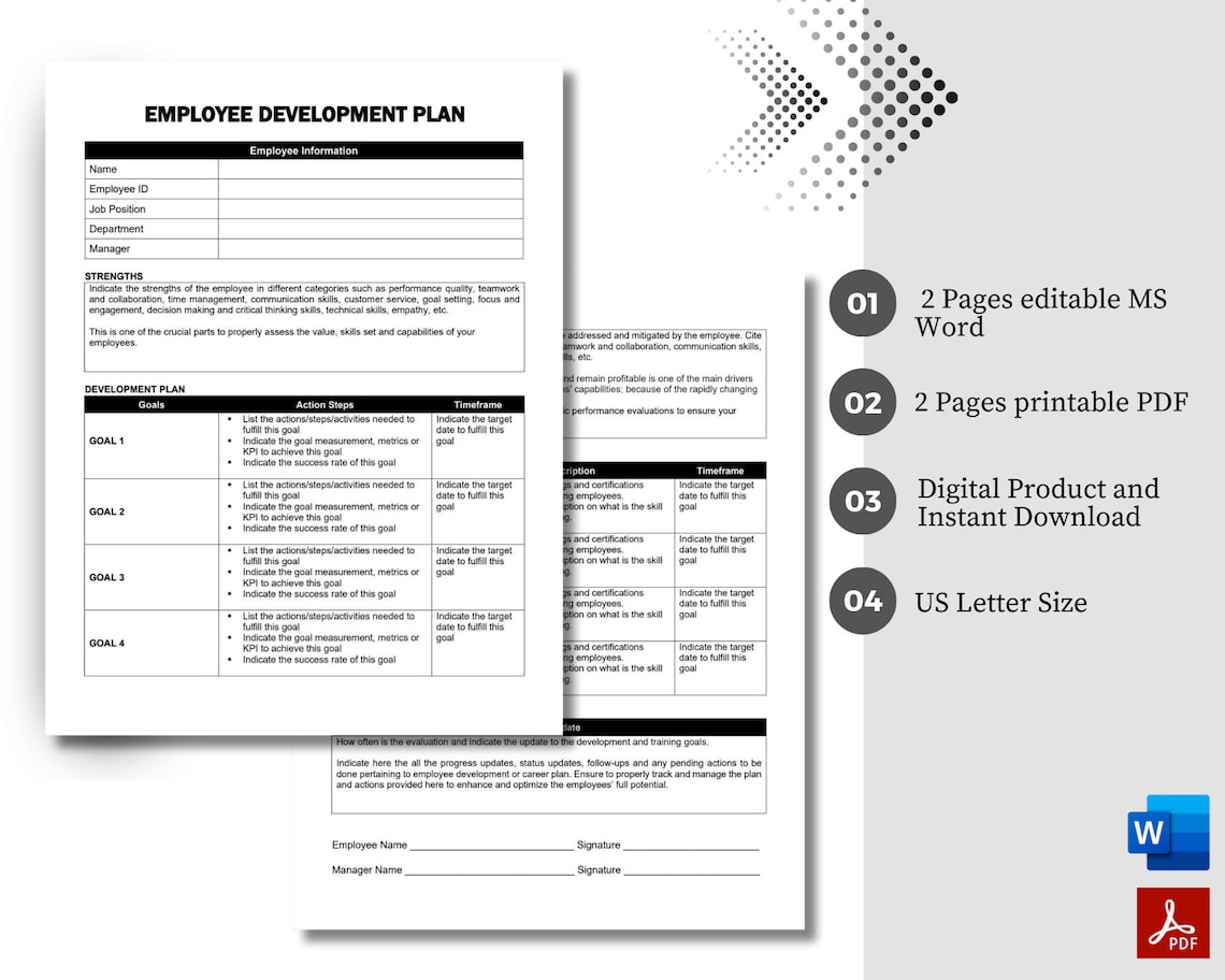 Employee Development Plan, Career Development Plan, Personal ...