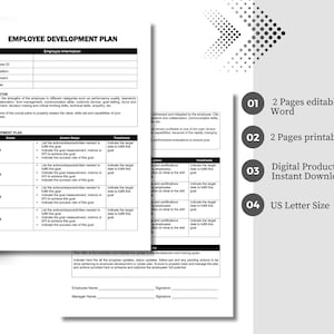 Employee Development Plan, Career Development Plan, Personal ...
