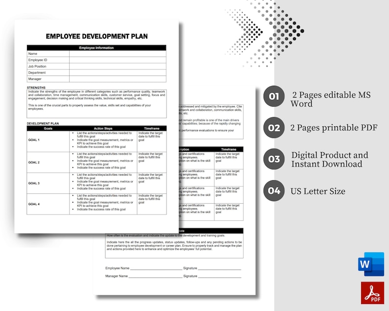 Employee Development Plan, Career Development Plan, Personal ...