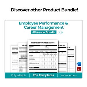 Performance Improvement Plan Template, Employee Performance, Employee ...