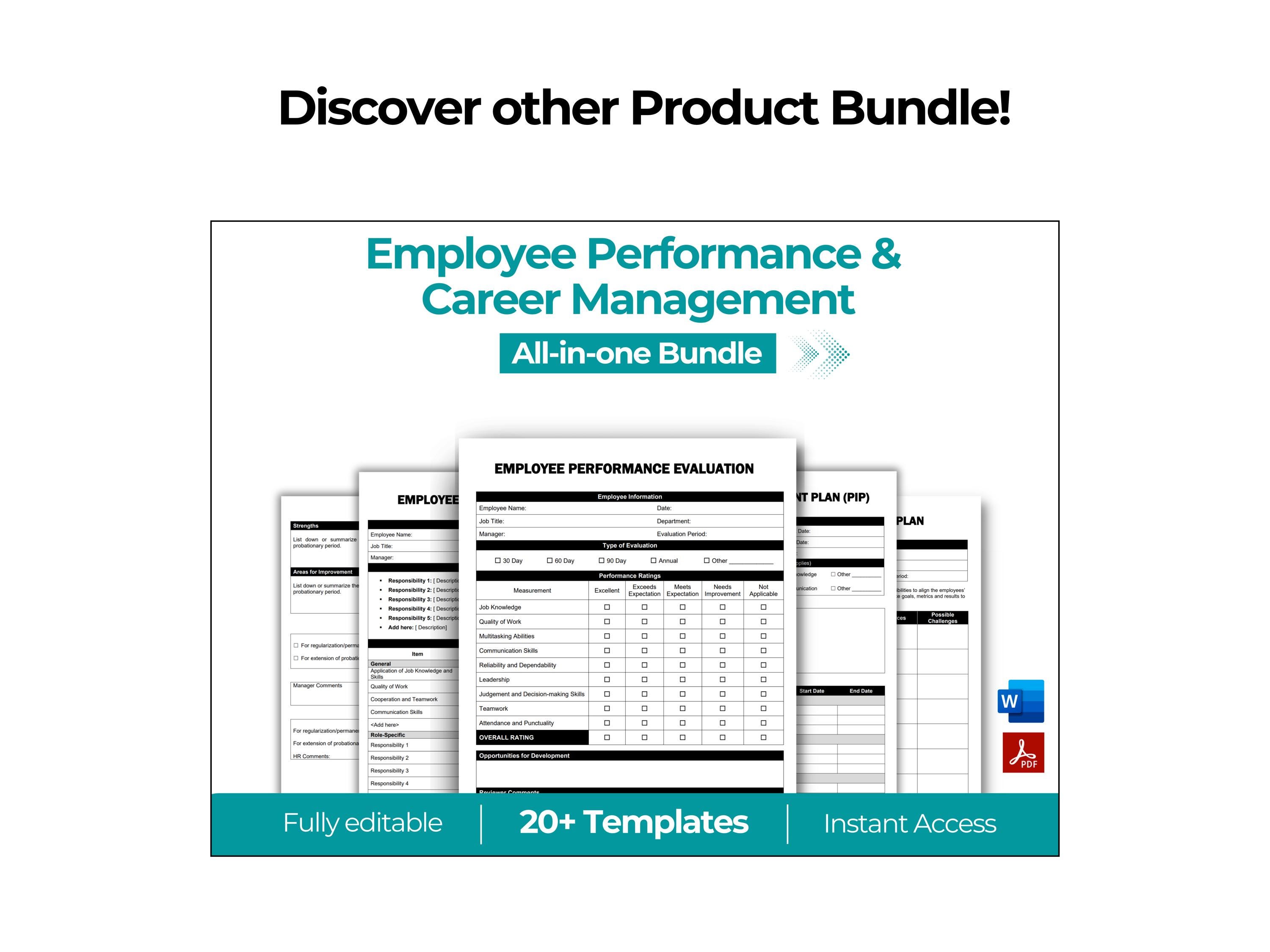 Performance Improvement Plan Template, Employee Performance, Employee ...