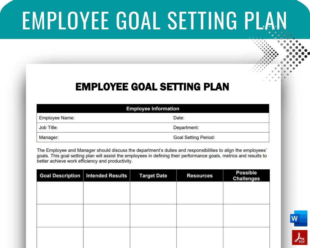 Goal Setting Goal Planning Goal Tracker Goal Chart - Etsy
