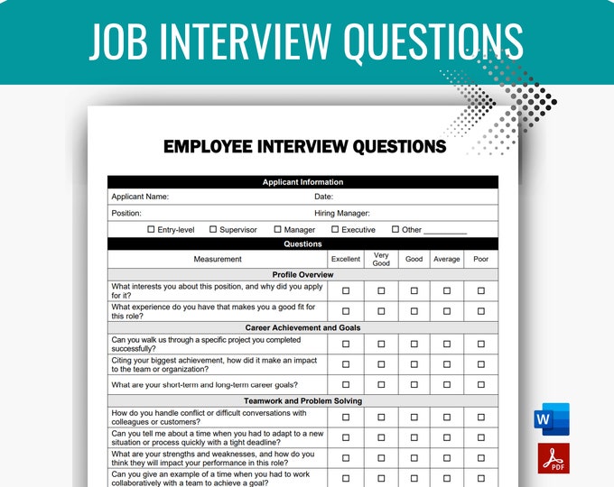 Interview Prep Bundle for Nurses | Digital Download PDF - Etsy