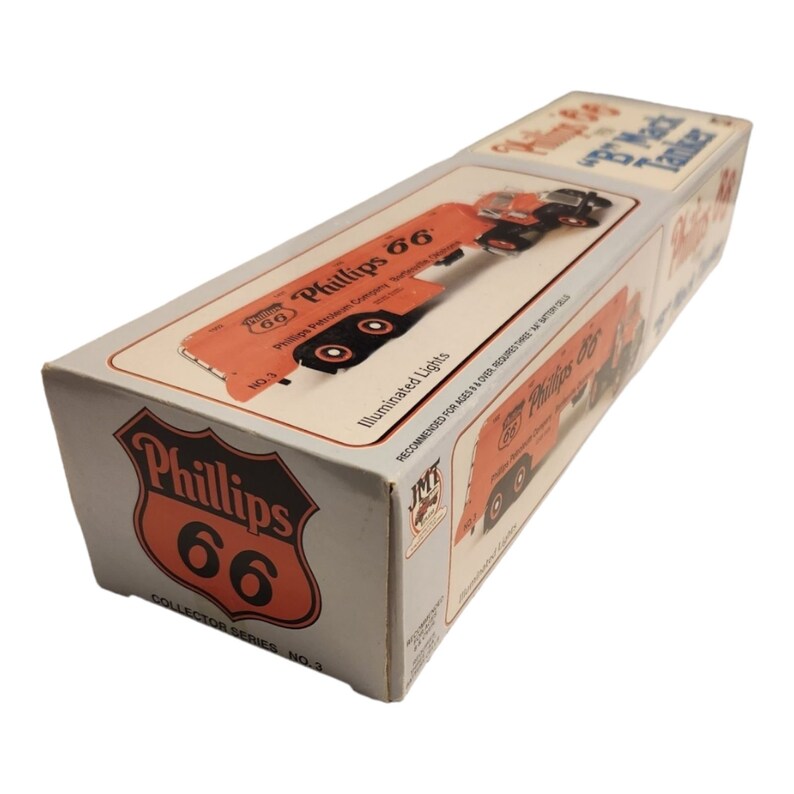 1958 Phillips 66' "b" Mack Tanker Toy Truck Collector Series No. 3 JMT ...
